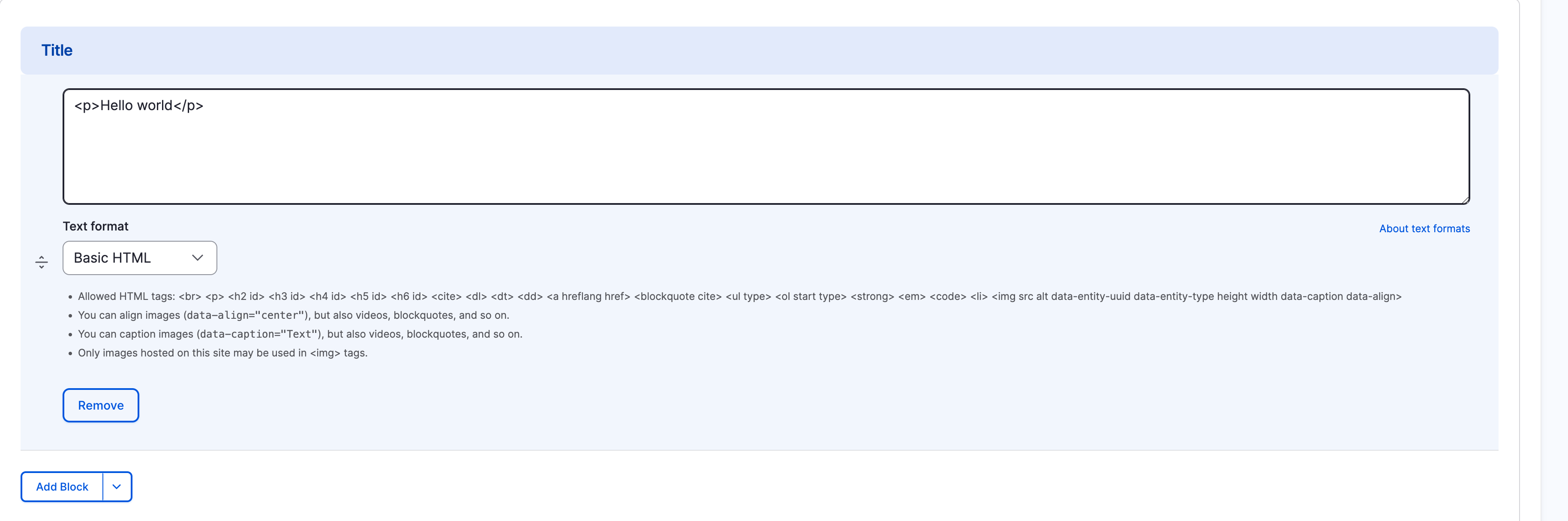 [2.0.0-beta1] Wysiwyg field doesn't load text format on edit screen [#3466381] | Drupal.org